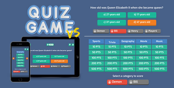 Quiz Game (Versus Mode)